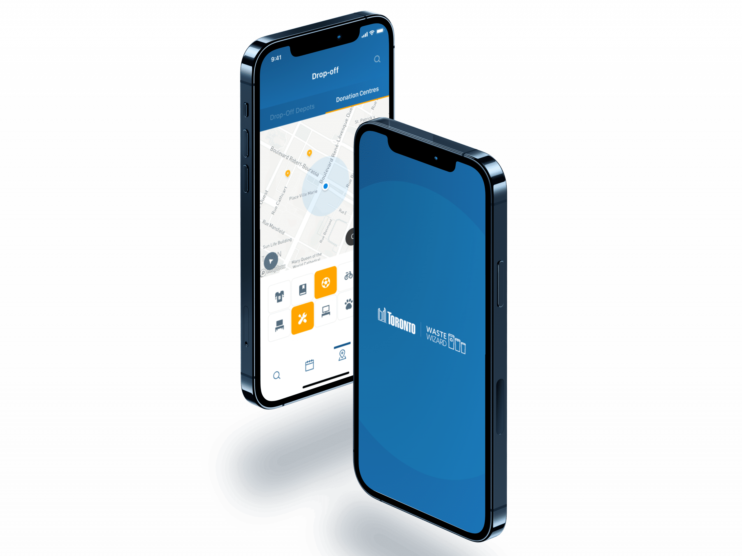 Recycling and garbage collection application - iOS & Android Mobile